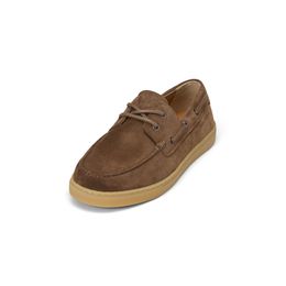 Marc O'Polo Mokassin MARC O'POLO "aus Veloursleder", Herren, Gr. 41, schwarz taupe, Obermaterial: 100% Leder, unifarben, Schuhe Mokassin