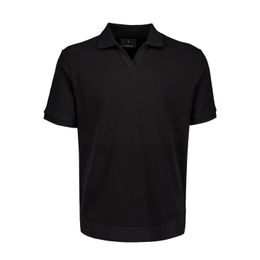 Junk De Luxe Herren Poloshirt "Poloshirt"schwarz, Gr. L, Obermaterial: 100% Baumwolle, Shirts