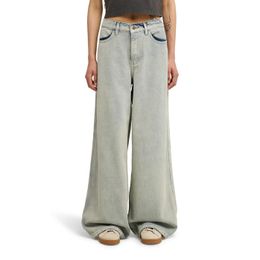 Element Damen Weite Jeans "365 Wide"ash bleach wash, Gr. 26, Obermaterial: 75% Baumwolle, 25% Baumwolle., Jeans