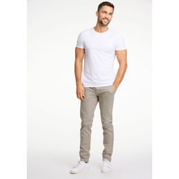 LINDBERGH Herren Chinos "Chinos Slim Fit", beige, Gr. 33, Obermaterial: 57% Baumwolle, 39% Polyester, 4% Elasthan, Hosen