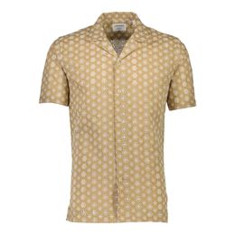 Flanellhemd LINDBERGH "Freizeithemd Relaxed Fit", Herren, Gr. M, Normalgr&ouml;&szlig;en, braun (camel), Obermaterial: 100% Baumwolle, Hemden