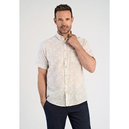 JACK'S INN 54 JACK&rsquo;S Herren Leinenhemd "Leinenhemd (Kurzarm) Regular Fit", wei&szlig;, Gr. L, Obermaterial: 55% Leinen, 45% Baumwolle, Hemden