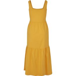 Urban Classics Damen Shirtkleid "Urban Classics Damen Ladies 7/8 Length Valance Summer Dress"magicmango, Gr. XXL, unifarben, 100% Baumwolle, Kleider