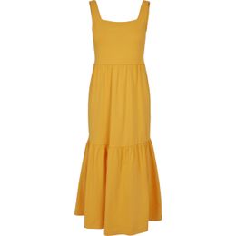 Urban Classics Damen Shirtkleid "Urban Classics Damen Ladies 7/8 Length Valance Summer Dress"magicmango, Gr. M, unifarben, 100% Baumwolle, Kleider