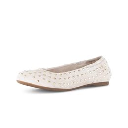 Gabor Damen Ballerina "Eleganter Ballerina", Gr. 40, beige, Schuhe