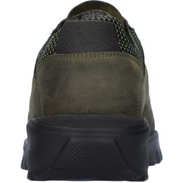 Waldl&auml;ufer WALDL&Auml;UFER Herren Trekkingschuh "H-Fritz", Gr. 7, gr&uuml;n, Gummi, Nubukleder, kontrastfarbene Details, Schuhe, Freizeitschuh, Outdoorschuh, Sneaker mit