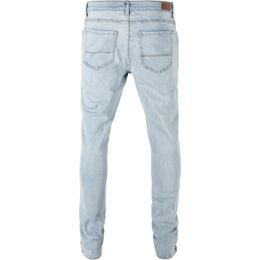 Urban Classics Herren Bequeme Jeans "Urban Classics Herren Slim Fit Zip Jeans"ighter washed, Gr. 30, unifarben, 98% Baumwolle, 2% Elasthan, Jeans