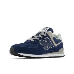 New Balance M&auml;dchen Sneaker "574", Gr. 37, wei&szlig;, Leder, Textil, Schuhe