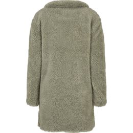 Urban Classics Damen Parka "Urban Classics Damen Ladies Oversized Sherpa Coat"softsalvia, Gr. L, unifarben, 100% Polyester, Jacken