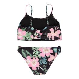 Roxy M&auml;dchen Triangel-Bikini "Shadow Floral", schwarz, Gr. 10, Obermaterial: 18% Elasthan, 82% Polyester., Bikini-Sets