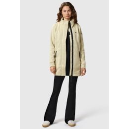 Ragwear Damen Sweatjacke "Letrice Bonded", beige, Gr. S, Sweatware, Obermaterial:100% Polyester; Futter: 100% Polyester, Sweatjacken, Elegante