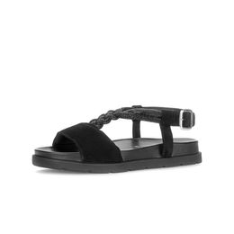 Gabor Damen Riemchensandale "Riemchensandale", Gr. 38, schwarz, Schuhe