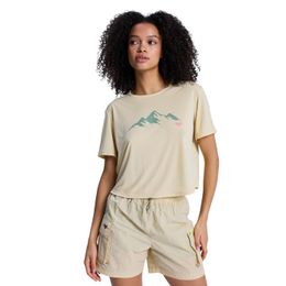 Roxy Damen T-Shirt "Boundless Spirit 3"pebble, Gr. XL, Obermaterial: 100% Microfaser;, Shirts