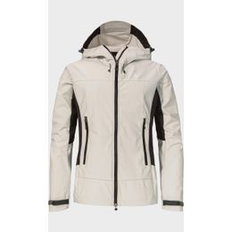Sch&ouml;ffel SCH&Ouml;FFEL Damen Outdoorjacke "Softshell Jk Style Blaueis WMS", beige, Gr. 40, Oberstoff: Aussenseite: 100% Polyester, Innenseite: 100% Polyester.