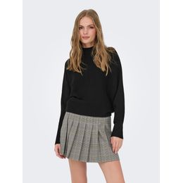 Jacqueline de Yong JDY Damen Strickpullover "JDYPRIME LIFE L/S HN BAT. PULL. KNT NOOS", schwarz, Gr. XL, unifarben, Strick, Obermaterial: 78% Polyester, 22% Viskose,