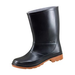 Nora Damen Gummistiefel "Regenstiefel Iseo schwarz", Gr. 39, schwarz, Obermaterial: 100% PVC PVC., Schuhe
