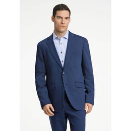 LINDBERGH Herren Anzugsakko "Anzugjacke Modern Fit", blau, Gr. 52, Obermaterial: 54% Polyester, 44% Wolle, 2% Elasthan; Futter: 95% Polyester, 5%