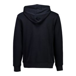 LINDBERGH Herren Hoodie "Hoodie Relaxed Fit"schwarz, Gr. L, unifarben, Obermaterial: 85% Baumwolle, 15% Polyester, Sweatshirts
