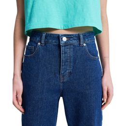 Roxy Damen Straight-Jeans "Moonrise Long Mid Ocean Blue"ocean blau, Gr. 28, Obermaterial: 74% Baumwolle, 25% Recycled Baumwolle, 1% Elasthan., Jeans
