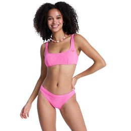 Roxy Damen Bikini-Hose "Roxy Paradise Moderate", pink, Gr. XL, Obermaterial: 86% Polyester, 14% Elasthan., Badehosen