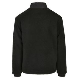 Urban Classics Herren Winterjacke "Urban Classics Herren Patched Sherpa Jacket", schwarz, Gr. M, unifarben, 100% Polyester, Jacken