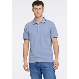 LINDBERGH Herren Poloshirt "Poloshirt Relaxed Fit"soft grau, Gr. L, unifarben, Obermaterial: 100% Baumwolle, Shirts