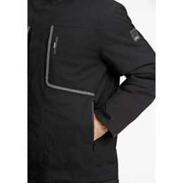 Bison Herren Funktionsjacke "Funktionelle Jacke Regular Fit", schwarz, Gr. L, Obermaterial: 100% Polyester. F&uuml;llung: 100% Polyester, Jacken