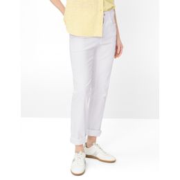 Brax Damen Five-Pocket-Hose Style MARY WHITE, denim wei&szlig;, Gr. 42