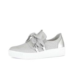 Gabor Damen Sneaker "Sneaker low", Gr. 37silber, Schuhe