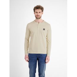 Lerros Herren Sweatshirt "Serafino-Langarmshirt f&uuml;r Herren"foam wei&szlig;, Gr. XL, 100% Baumwolle, Sweatshirts