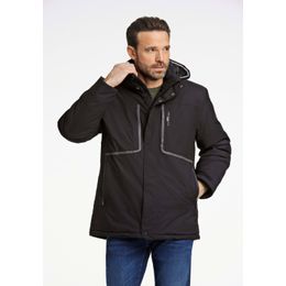 Bison Herren Funktionsjacke "Funktionelle Jacke Regular Fit", schwarz, Gr. M, Obermaterial: 100% Polyester. F&uuml;llung: 100% Polyester, Jacken