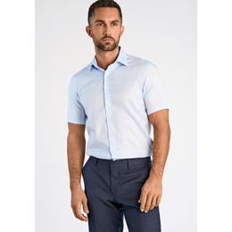 LINDBERGH Herren Businesshemd "Business-Casual-Hemd Modern Fit", blau, Gr. M, Obermaterial: 100% Baumwolle, Hemden