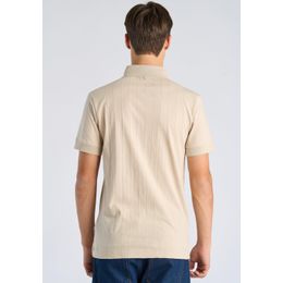 LINDBERGH Herren Poloshirt "Poloshirt Relaxed Fit", beige, Gr. XXL, unifarben, Obermaterial: 100% Baumwolle, Shirts