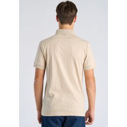 LINDBERGH Herren Poloshirt "Poloshirt Relaxed Fit", beige, Gr. XXL, unifarben, Obermaterial: 100% Baumwolle, Shirts