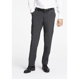LINDBERGH Herren Anzughose "Anzughose Modern Fit", grau, Gr. 56, unifarben, Obermaterial: 58% Wolle, 38% Polyamid, 4% Elasthan, Hosen