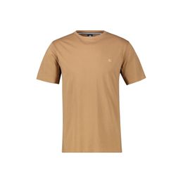 Lerros Herren T-Shirt "Basic T-Shirt in Grossen Gr&ouml;ssen"light coffee, Gr. 6XL, 100% Baumwolle, Shirts