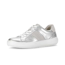 Gabor Damen Sneaker "Sneaker low", Gr. 38silber, Schuhe
