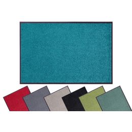 Fu&szlig;matte OTTO HOME, B:40cm H:7mm L:60cm, blau, Polyamid, Au&szlig;enbereich, Teppiche, "Clean & Walk", Schmutzfangmatte, T&uuml;rmatte, In- und Outdoor,