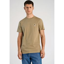 LINDBERGH Herren Kurzarmshirt "T-Shirt (Kurzarm) Relaxed Fit"dusty gr&uuml;n, Gr. XL, Obermaterial: 100% Baumwolle, Shirts