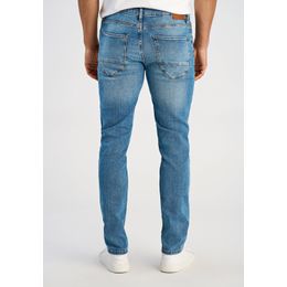 LINDBERGH Herren 5-Pocket-Jeans "Jeans Tapered Fit", blau, Gr. 38, unifarben, Obermaterial: 98% Baumwolle, 2% Elasthan, Jeans