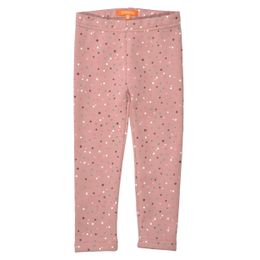 STACCATO M&auml;dchen Thermoleggings, rosa, Gr. 116, gepunktet, unifarben mit Farbeinsatz, Oberstoff: 65% Polyester, 30% Baumwolle, 5% Elasthan., Hosen,