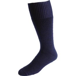 NORDPOL Arbeitssocken "Socken 3 Paar Vollpl&uuml;sch-Strumpf lang 7050 blau 70% Wolle / 30% Polyester", 45, blau, Socken
