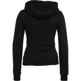 MisterTee Damen Rundhalspullover "MisterTee Damen Ladies Pray Hoody"schwarz, Gr. XS, unifarben, 65% Baumwolle, 35% Polyester, Pullover