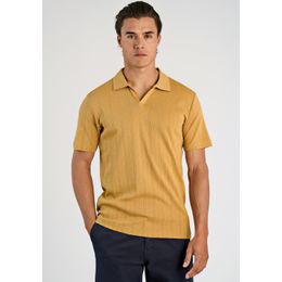 LINDBERGH Herren Poloshirt "Poloshirt Relaxed Fit", beige, Gr. S, unifarben, Obermaterial: 100% Baumwolle, Shirts