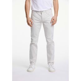 LINDBERGH Herren 5-Pocket-Hose "5-Pocket Hose Tapered Fit", wei&szlig;, Gr. 34, unifarben, Obermaterial: 97% Baumwolle, 3% Elasthan, Hosen