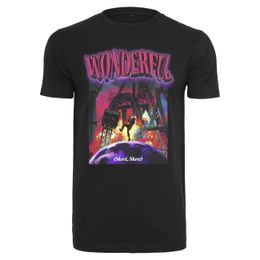 MisterTee Herren T-Shirt "MisterTee Herren Wonderful Tee"schwarz, Gr. XL, unifarben, 100% Baumwolle, Shirts