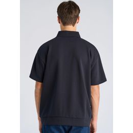 LINDBERGH Herren Poloshirt "Poloshirt Oversize Fit"navy, Gr. S, unifarben, Obermaterial: 85% Baumwolle, 15% Polyester, Shirts