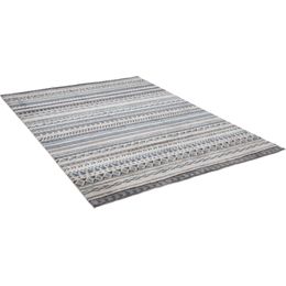 Teppich Gino Falcone, B:190cm H:14mm L:290cm, grau, Kunstfaser, Wohnzimmer, Teppiche, "Francesco 24718", besonders weich durch Microfaser, ideal im