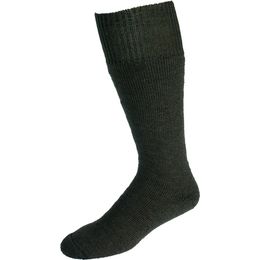NORDPOL Arbeitssocken "Socken 3 Paar Vollpl&uuml;sch-Strumpf lang 7050 gr&uuml;n 70% Wolle / 30% Polyester", 39, gr&uuml;n, Socken