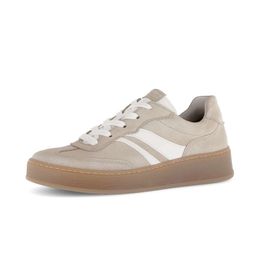 Gabor Damen Sneaker "Sneaker low", Gr. 44beige, Schuhe